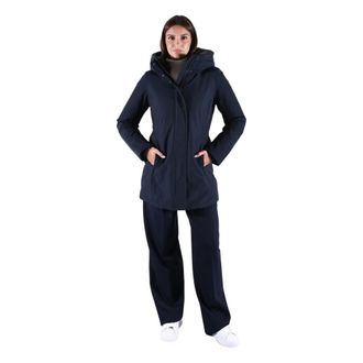 Woolrich Parka mit Kunstpelz und abnehmbarer Kapuze - - Coats - Damen - Blau - 2XL