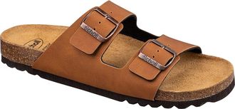 Scholl Herren Julien Sandale, Whisky, 42 EU