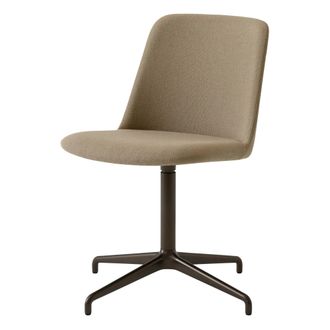 & Tradition Chaise de bureau Rely AHW13 Swivel, pi&egrave;tement bronze & Tradition