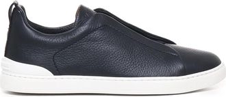 Ermenegildo Zegna Homme, Chaussures, Bleu, Taille: 41 EU Triple Stitch Baskets