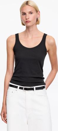 Arket Tanktop Mit U-Ausschnitt -Schwarz