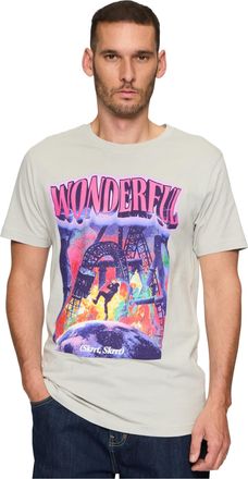 Mister Tee Herren T-Shirt Wonderful Tee lightasphalt XS