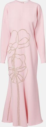 Costarellos Verziertes Midikleid Avenna aus Cr&ecirc;pe