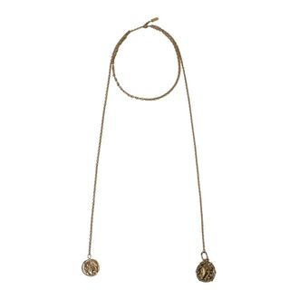 Chlo&eacute; Femme, Accessoires, Jaune, Taille: ONE Size Layered Medals Necklace