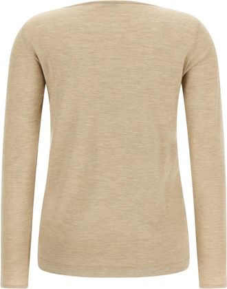 Brunello Cucinelli Scollo Sweater - Beige