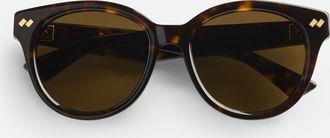 Bottega Veneta Lunettes De Soleil Rondes Dizzy - Bottega Veneta