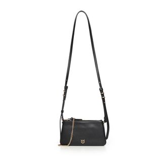 Pinko Pinko, Femme, Sacs, Noir, Taille: ONE Size Mini Double Bag