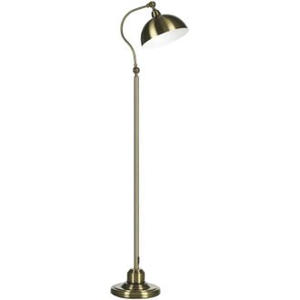 HOMCOM Stehlampe, Stehleuchte mit verstellbarem Lampenschirm, 40 w, Bogenlampe mit E27 Fassung im Retro-Design f&uuml;r Wohnzimmer Schlafzimmer, exkl. Gl&uuml;hbirne