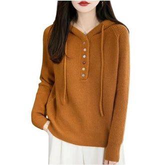 Generic Pull Femme Pull en Pure Laine M&eacute;rinos pour Femme 100% Pure Laine Manches Longues &Eacute;pais Et Chaud Id&eacute;al pour LAutomne lhiver Et Le Printemps Sweat-Shirt