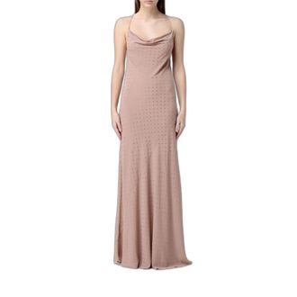 Pinko Langes Strass-Slipdress - - Dresses - Damen - Rosa - M