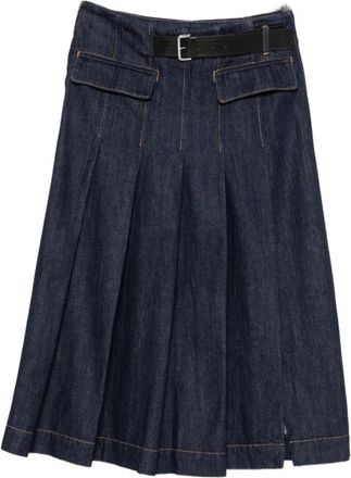 Semicouture Damen, R&ouml;cke, Blau, W27Gr&ouml;&szlig;e