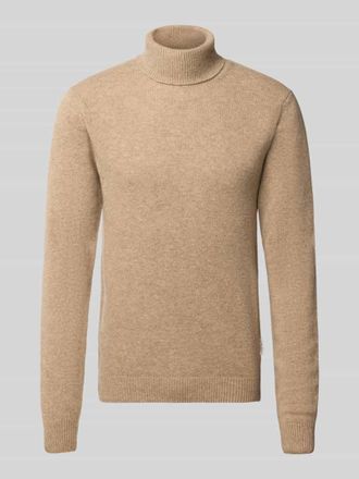 Casual Friday Slim Fit Rollkragenpullover aus Woll-Mix Modell Karl