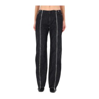Jean Paul Gaultier Jeans mit Rei&szlig;verschluss - - Jeans - Damen - Schwarzk - W28