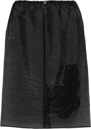 Cecilie Bahnsen Femme, Jupes, Noir, Taille: 36 FR Bambi Skirt