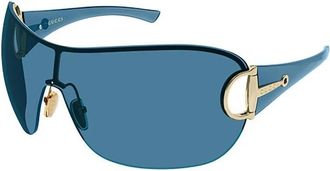 Gucci Rahmenlose Masken-Sonnenbrille - - Accessories - unisex - Blau - ONE SIZE