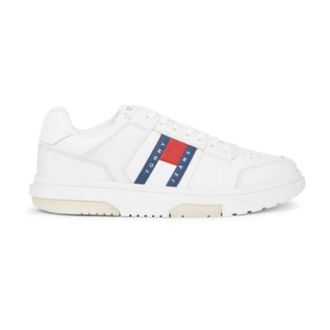 Tommy Hilfiger Leather Brooklyn Sneakers - - Shoes - Herren - Wei&szlig; - 42 EU