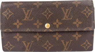 Louis Vuitton Portemonnaie - Louis Vuitton Canvas Monogram Sarah Wallet - Gr. unisize - in Bunt - f&uuml;r Damen