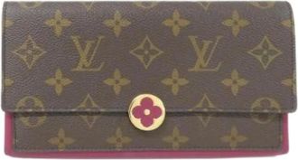Louis Vuitton Portefeuille long (bi-pli) Pre-owned - Femme - Pre-owned - Brun - Taille: ONE Size