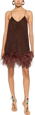 Os&eacute;ree Damen, Kleider, Braun, MGr&ouml;&szlig;e