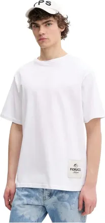 Fiorucci Homme, Tops, Blanc, Taille: XL T-Chemises
