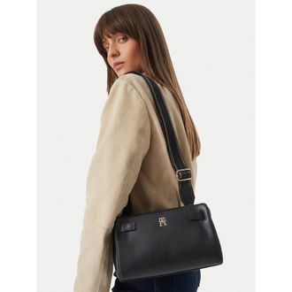 Tommy Hilfiger Handtasche Tommy Hilfiger Th Joy Crossover AW0AW19065 Schwarz