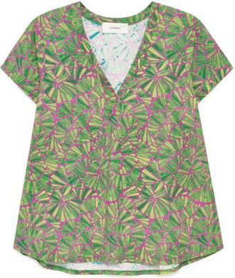 Maliparmi Maliparmi, Femme, Blouses et Chemises, Multicolore, Taille: 38 FR Shell T-Shirt