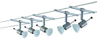 Paulmann Wire System Sheela 105 5x20W GU5,3 Nickel sati
