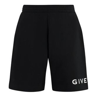 Givenchy Archetype Bermuda-Shorts aus Fleece - - Shorts - Herren - Schwarzk - XS