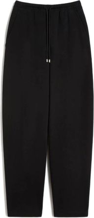 Sportmax Femme, Pantalons, Noir, Taille: 38 FR Wide Pantalons