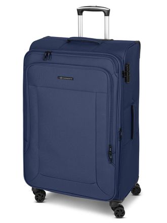 Franky Check-in Koffer f&uuml;r Damen und Herren | gro&szlig;er XL Trolley 48 x 31 x 79 cm aus hochwertigem, flexiblem Polyester Material | Doppelrolle & Teleskopgriff|