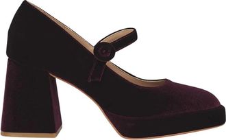 Alma En Pena Alma EN Pena, Femme, Chaussures, Rouge, Taille: 36 EU Chaussure à talon large avec bride