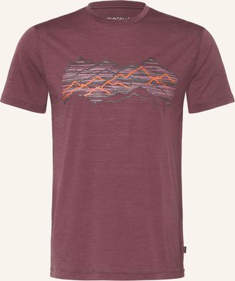 Meru Me&deg;Ru Funktionsshirt Kramfors Mit Merinowolle rot