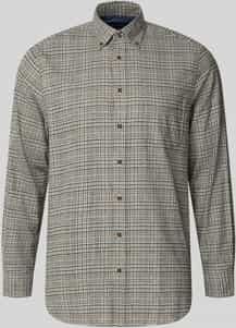 Christian Berg Regular Fit Freizeithemd mit Button-Down-Kragen