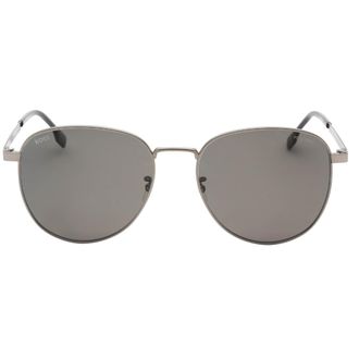 HUGO BOSS Sonnenbrille In Grau Mit Matten Pz-gl&auml;sern In Dunklem Ruthenium F&uuml;r Herren