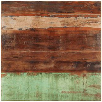 vidaXL Dessus de table carr&eacute; 80x80 cm 15-16 mm Bois de r&eacute;cup&eacute;ration Vidaxl