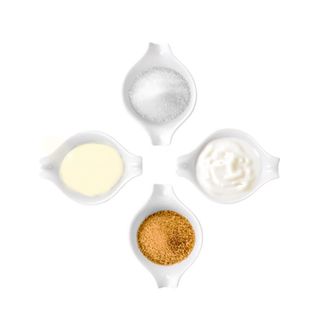 Holst Porzellan DO 004 KPL 2-tlg. Porzellan Gew&uuml;rz-Dosierset 50 ml mit L&ouml;ffel Wei&szlig; 5 x 7 x 4 cm 2 Sets