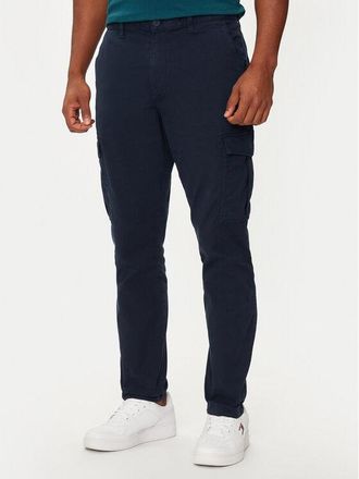 Tommy Jeans Stoffhose Austin DM0DM20750 Dunkelblau Slim Fit