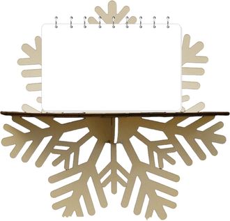 Generic Schwebende Regale Für Die Wand,Wandregal Aus Holz In Schneeflockenform | Rustikale Präsentation Hohlregal - Für Wohnzimmer Küche Büro Badezimmer Schla