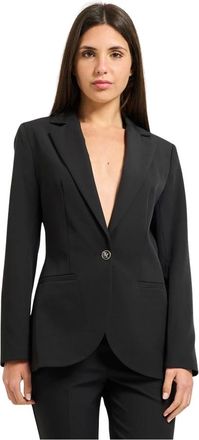 Yes-Zee YES Zee, Femme, Vestes, Noir, Taille: 36 FR Veste crois&eacute;e