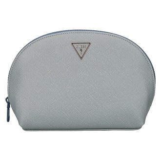 Guess Saffiano Beauty Case - - Bags - Damen - Blau - ONE SIZE