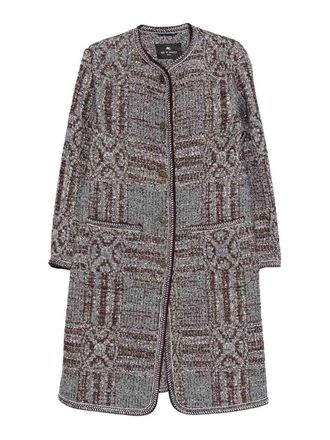 Etro Manteau Court - Bleu