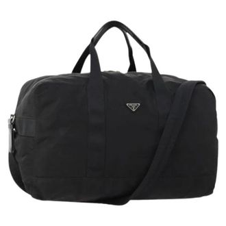 Prada Pre-owned Vintage Nylon Boston Bag - - Pre-owned - Damen - Schwarzk - ONE SIZE