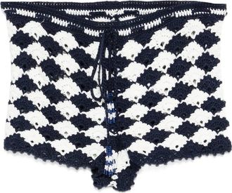 Farm Rio Crochet Drawstring Shorts