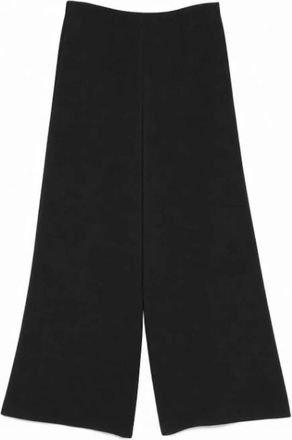 Seventy Femme, Pantalons, Noir, Taille: 34 FR Wide Pantalons