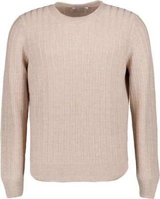 Gran Sasso Herren Pullover beige gestreift