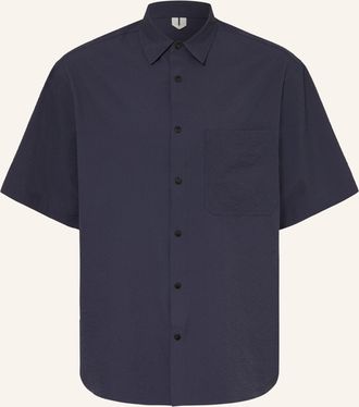 Arket Arket Kurzarmhemd Svenjoran Comfort Fit blau