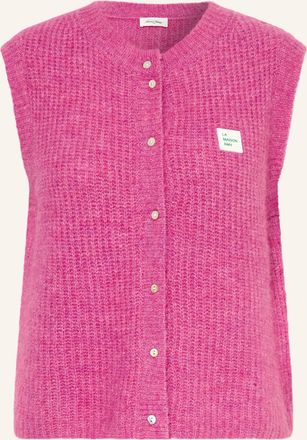 American Vintage American Vintage Strickweste Mit Alpaka pink