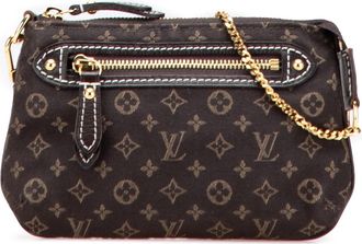 Louis Vuitton Crossbody Bags - Monogram Mini Lin Mini Pochette Accessoires - Gr. unisize - in Braun - f&uuml;r Damen