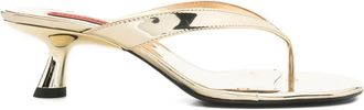 Simon Miller thong heel sandals - Gold