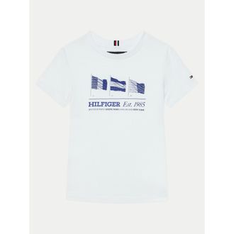 Tommy Hilfiger T-Shirt KB0KB09350 M Wei&szlig; Regular Fit